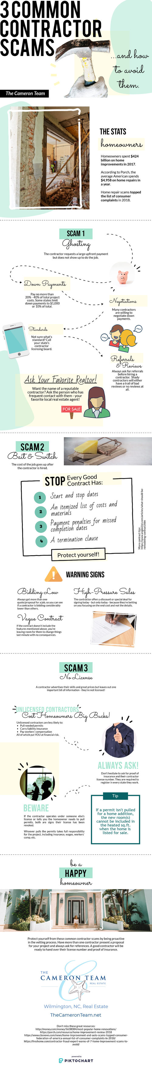 3 Common Contractor Scams...and How to Avoid Them | Cameron Team
